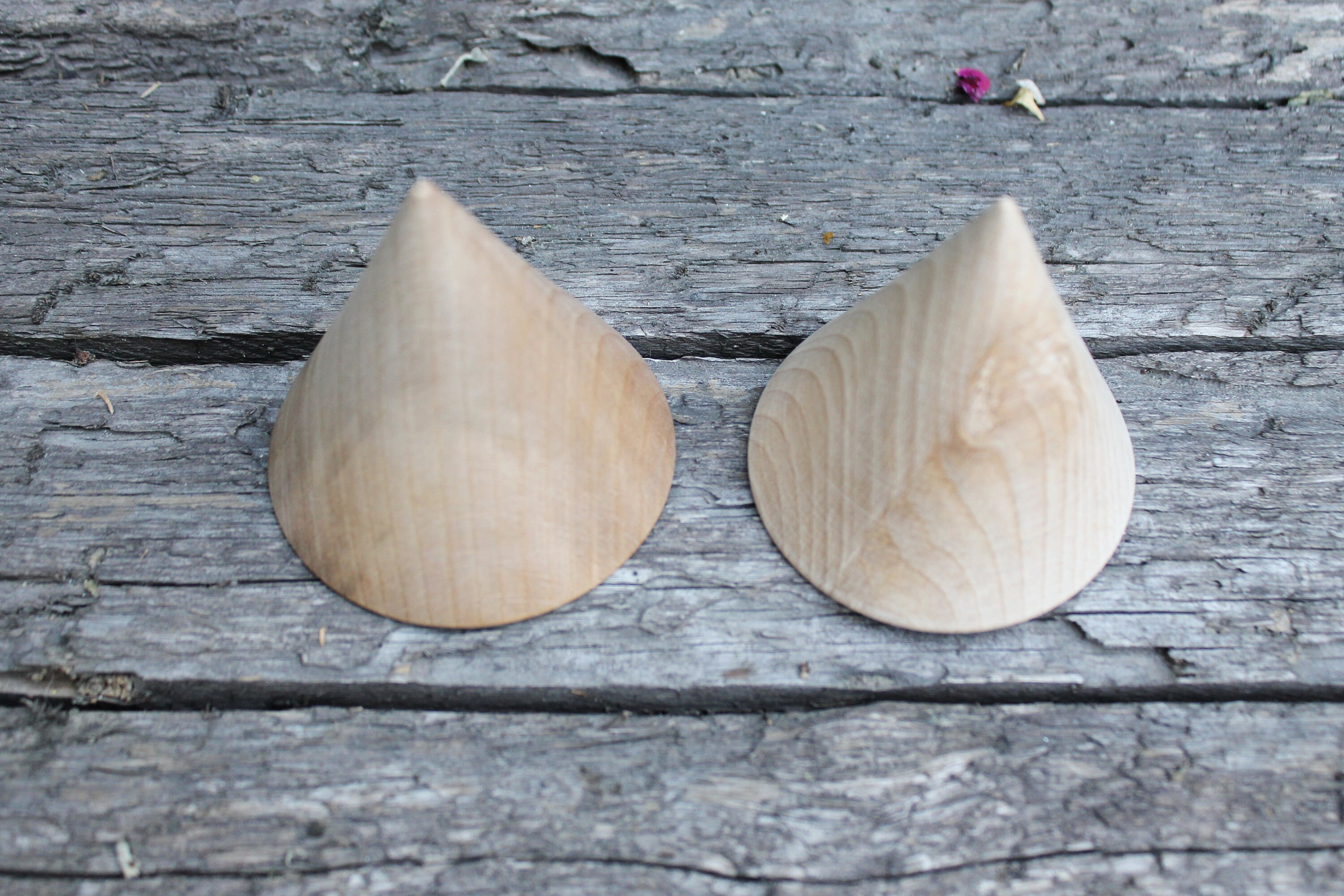 Big Wooden Cones 80x75 Mm - 3 Inches - Eco Friendly - CONES - Without ...