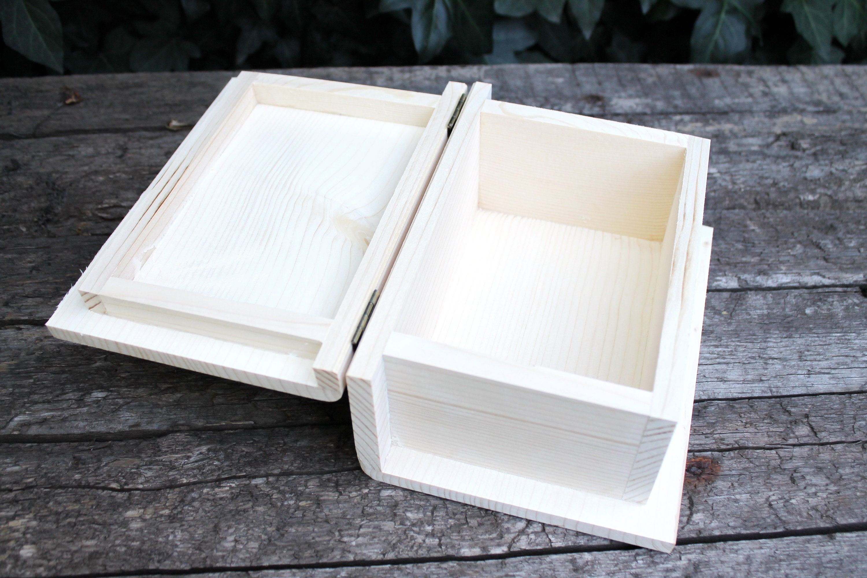 Book-box 210x140 mm eco-friendly made of pine wood | Etsy