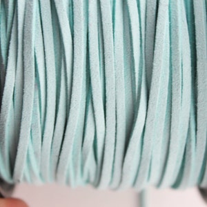 Light Blue Suede Cord High Quality Soft Faux Cord 2 M 218 - Etsy