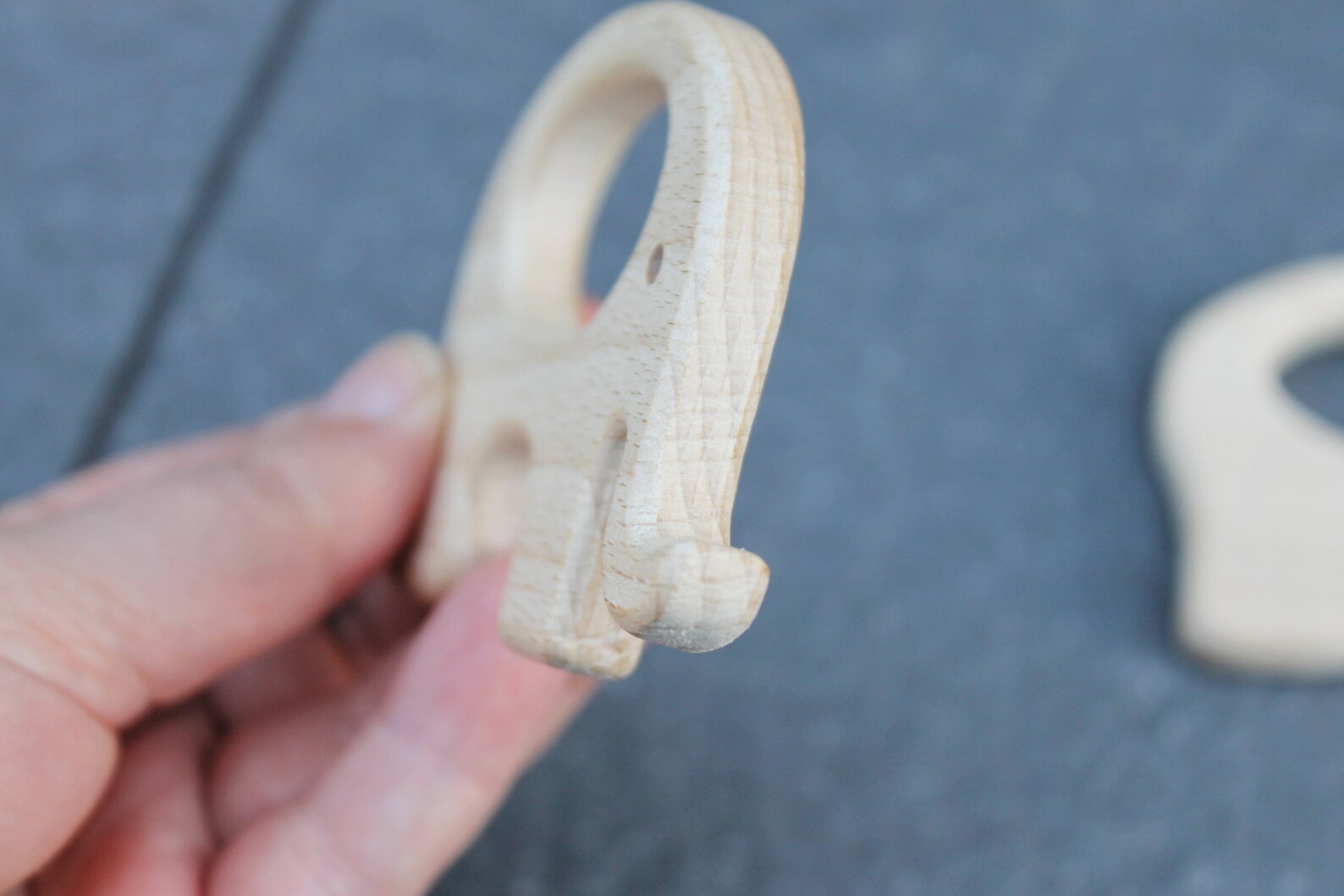 Elephant-teether Natural Eco-friendly Natural Wooden Toy | Etsy