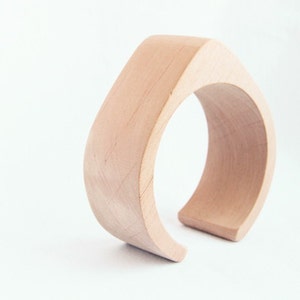 35 Mm Wooden Cuff Unfinished Drop Shape - Natural Eco Friendly TA35 - Etsy