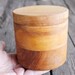 100 Mm X 100 Mm Round Unfinished Wooden Box Boiled in Olive - Etsy