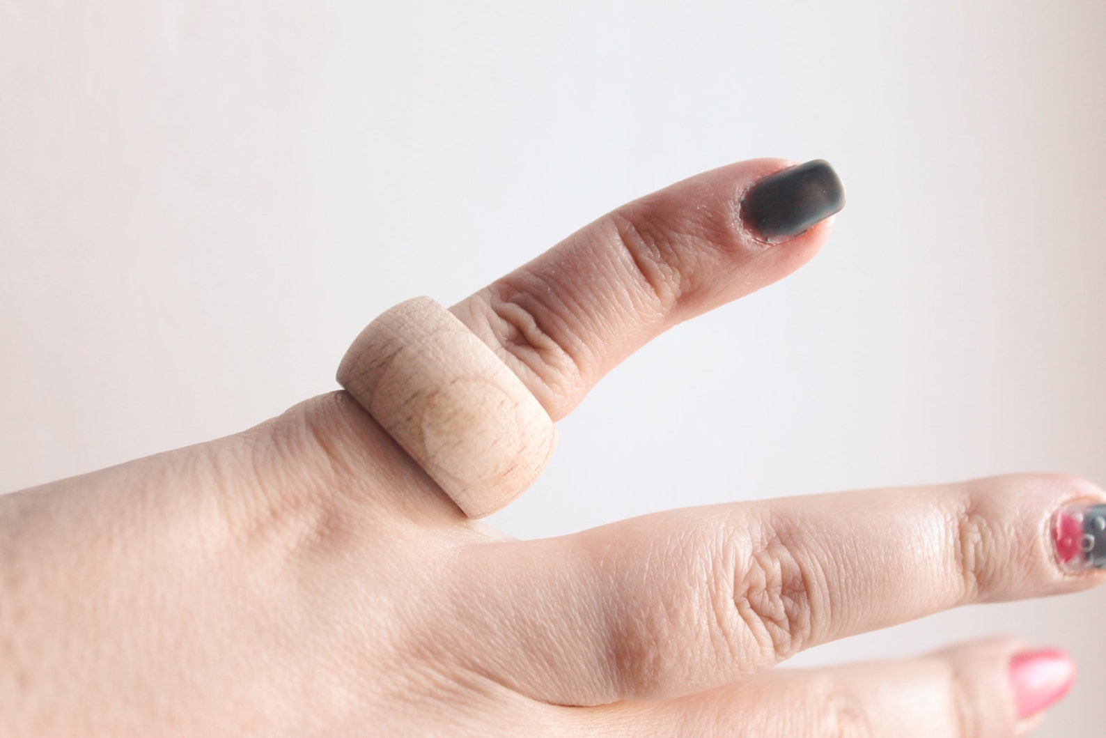 Set of 2 Unfinished Wooden Finger Rings 21 Mm 0.82 - Etsy