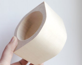 20 Mm Wooden Bangle Unfinished Eye Shape Natural Eco | Etsy