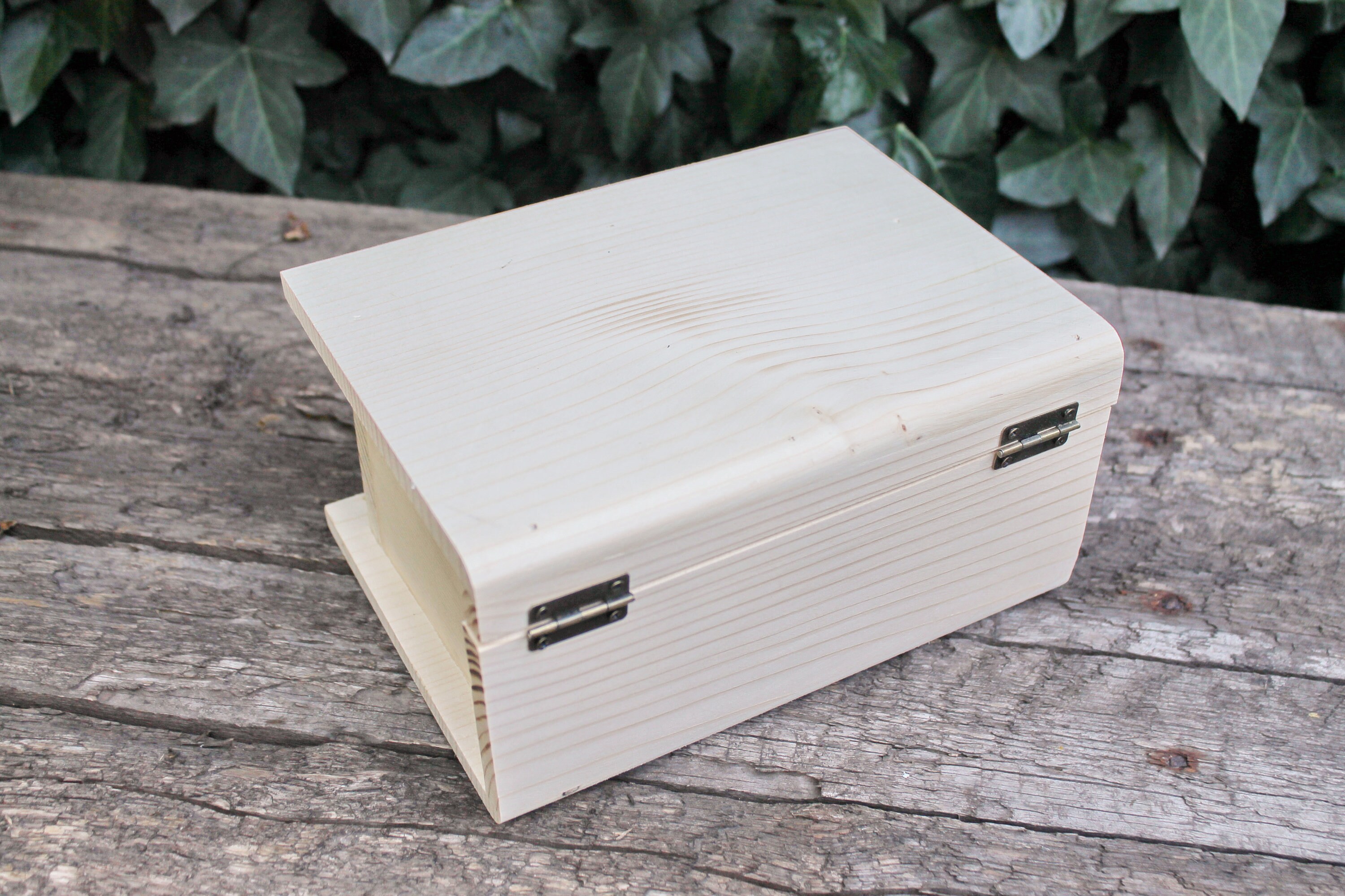 Book-box 210x140 mm eco-friendly made of pine wood | Etsy