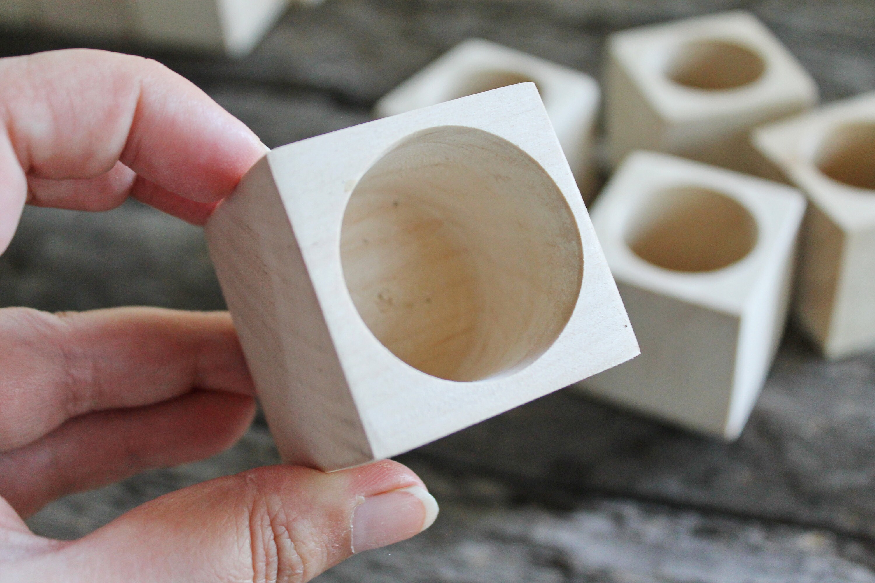 45 Mm Square Unfinished Wooden Box Without Lid Natural - Etsy