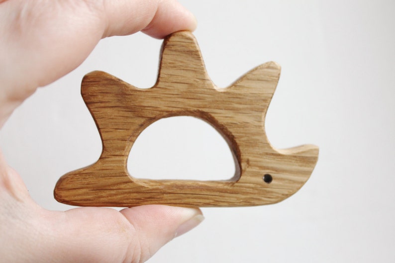 Hedgehog-teether Natural Eco-friendly Natural Wooden Toy | Etsy