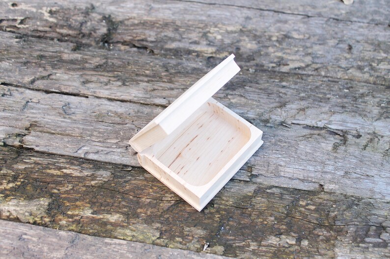 Book-box 95x75x37 Mm - Eco-friendly - Made From Alder Wood - Wooden ...