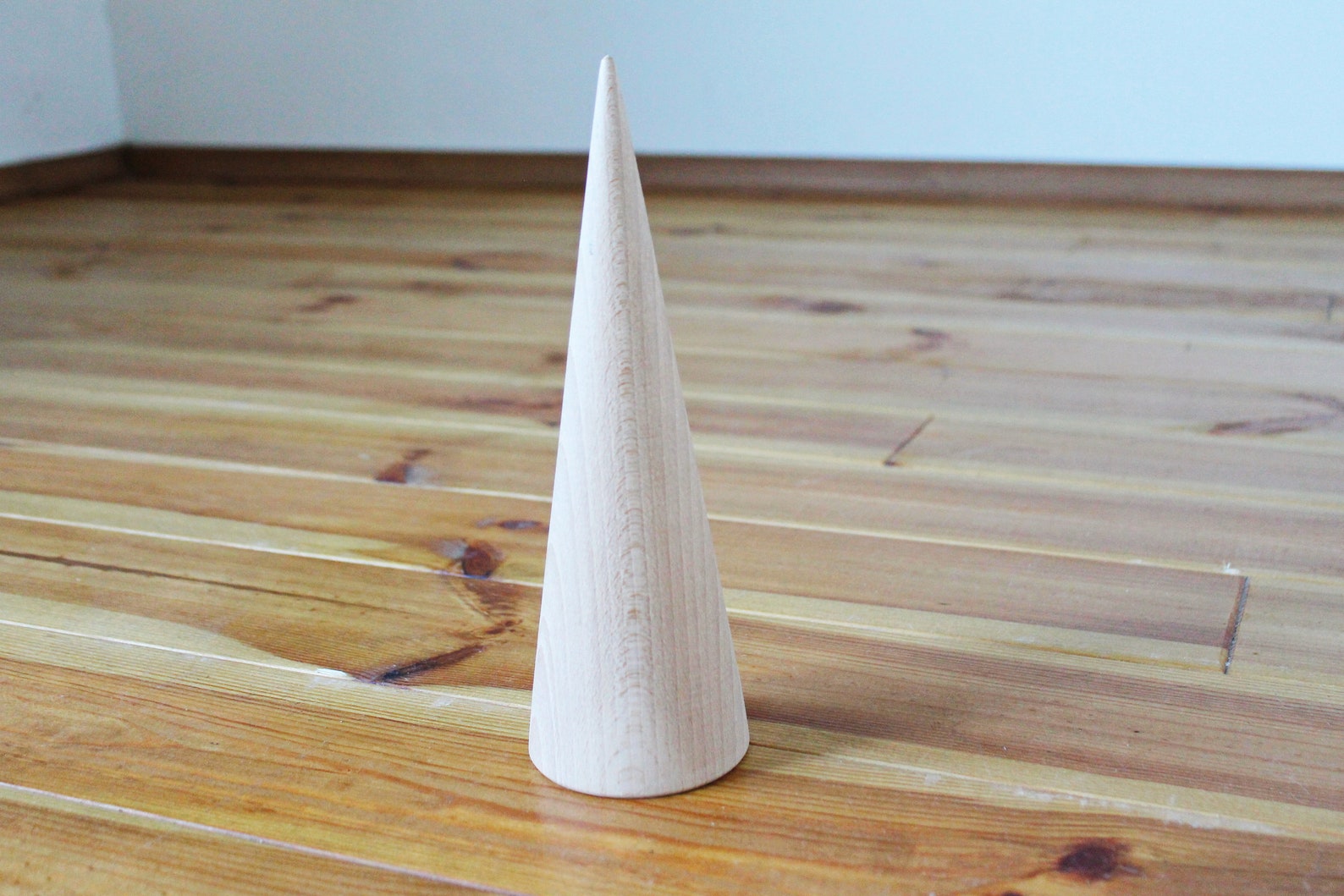 Big Wooden Cones 245 Mm X 75 Mm 9.6x3 Inch Natural - Etsy