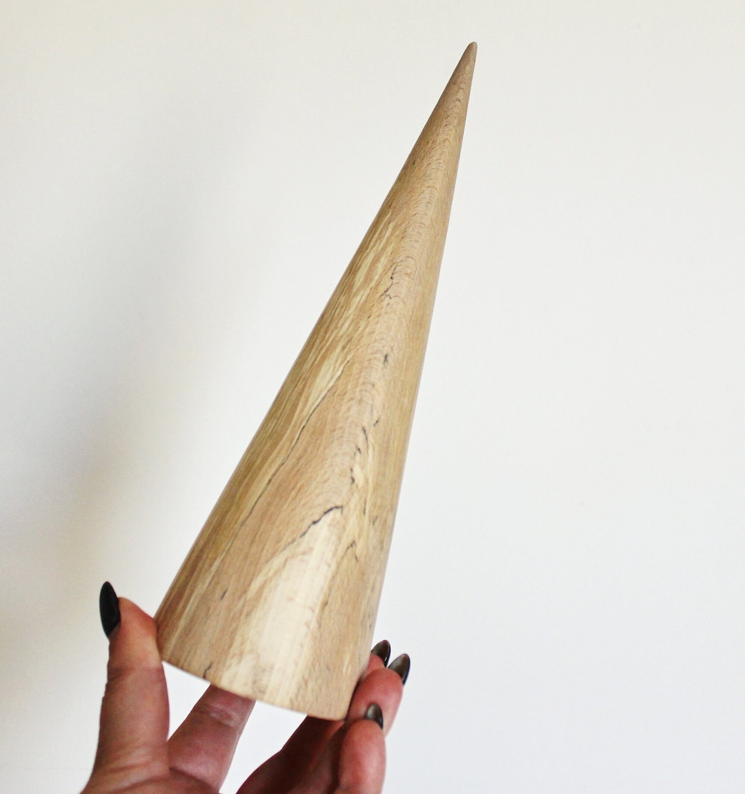 Big Wooden Cones 245 Mm X 75 Mm (9.6x3 Inch)- Natural Eco-friendly ...