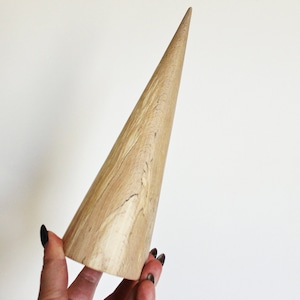 Big Wooden Cones 245 Mm X 75 Mm (9.6x3 Inch)- Natural Eco-friendly ...