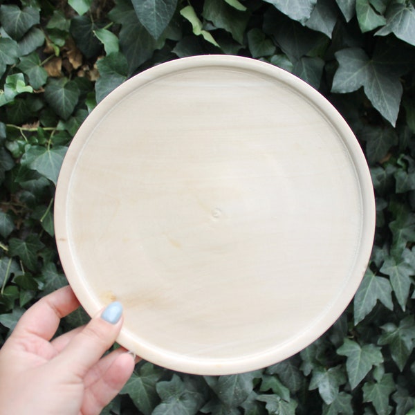 Unfinished Wood Plate - Etsy