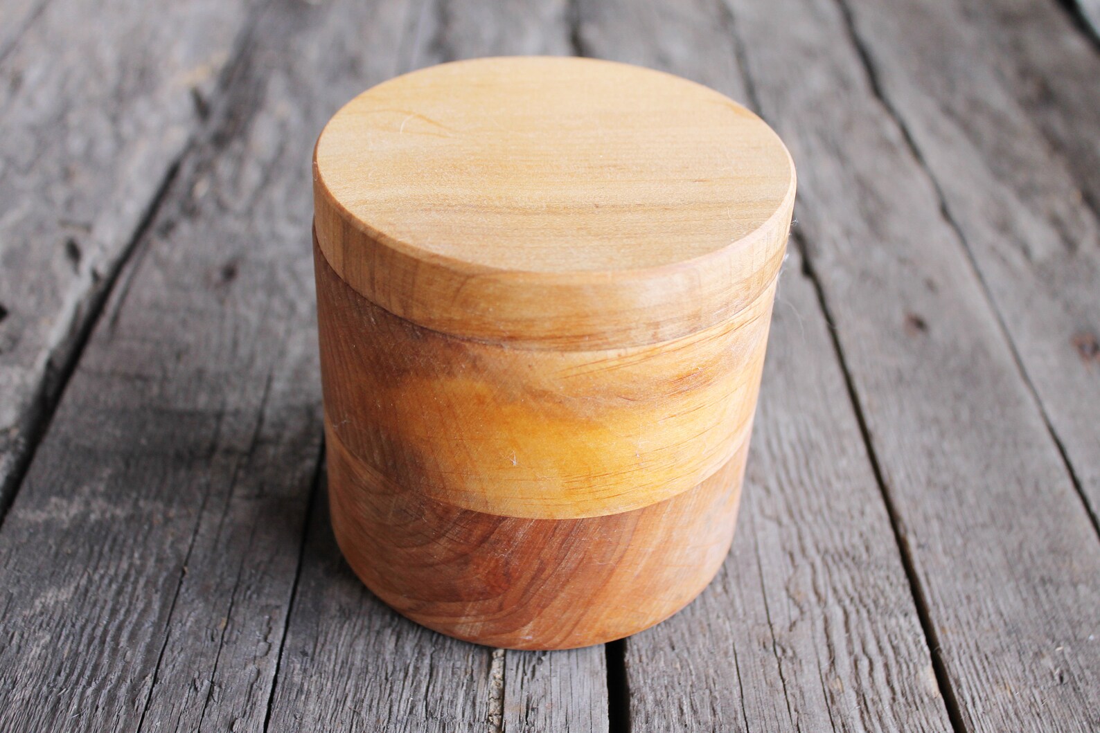 100 Mm X 100 Mm Round Unfinished Wooden Box Boiled in Olive - Etsy