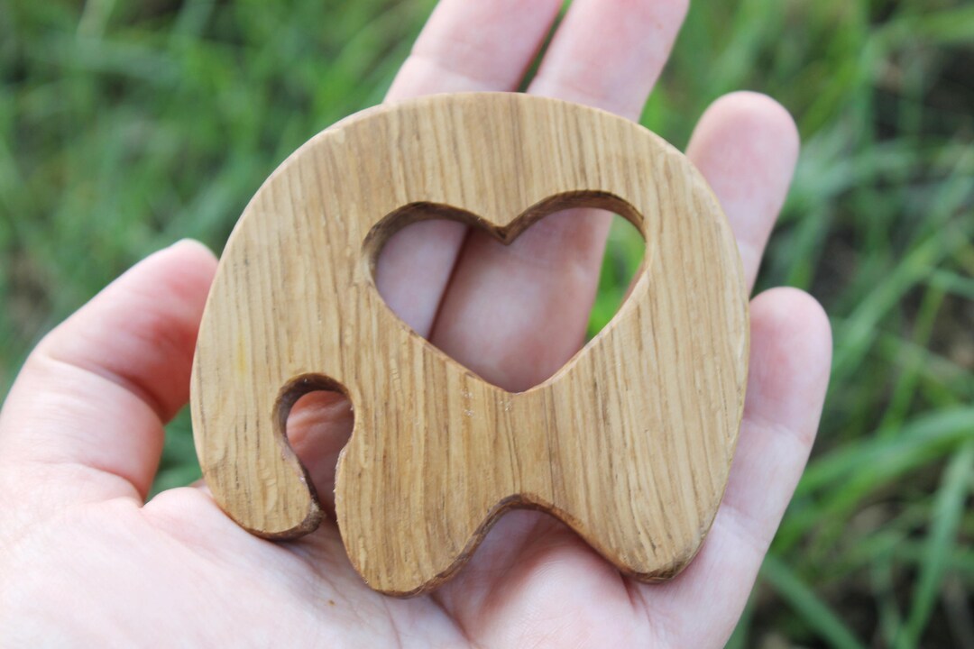 Elephant-teether Natural Eco-friendly Natural Wooden Toy - Etsy