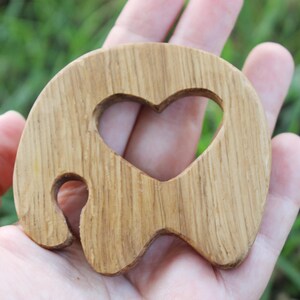 Elephant-teether Natural Eco-friendly Natural Wooden Toy - Etsy