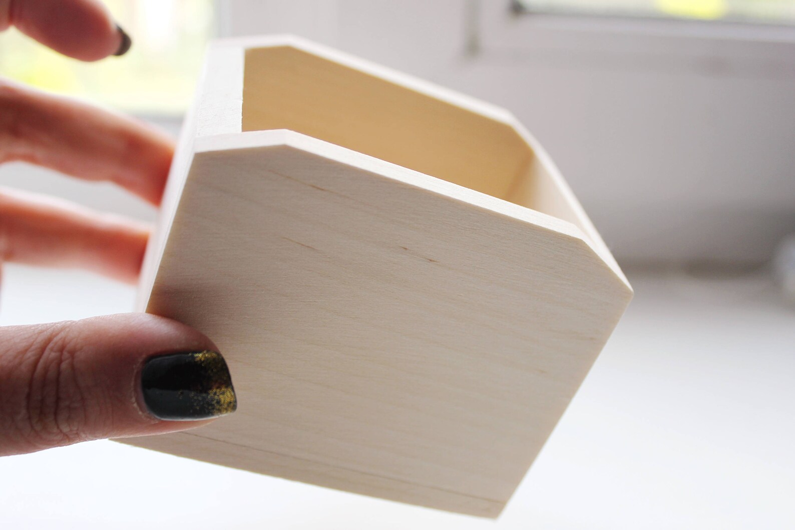 Unfinished Wooden Square Box 77x57 Mm Natural Eco-friendly - Etsy