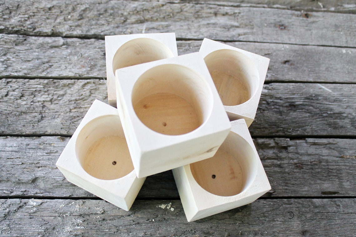 75 Mm Square Unfinished Wooden Box Without Lid Natural - Etsy