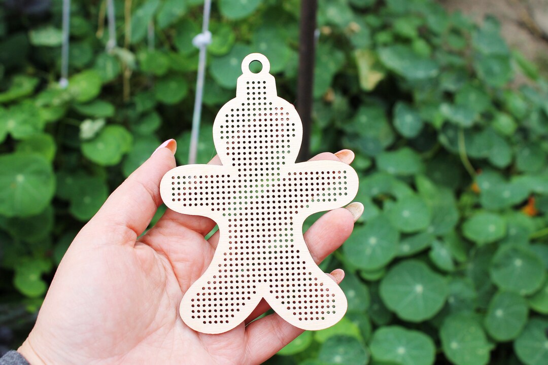 Man Cross Stitch Christmas Big Blank 130 Mm 5.1 Inches - Etsy