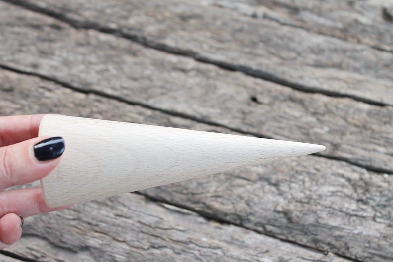 Big Wooden Cones 150 Mm X 50 Mm - Natural Eco-friendly - Beech Wood - Etsy