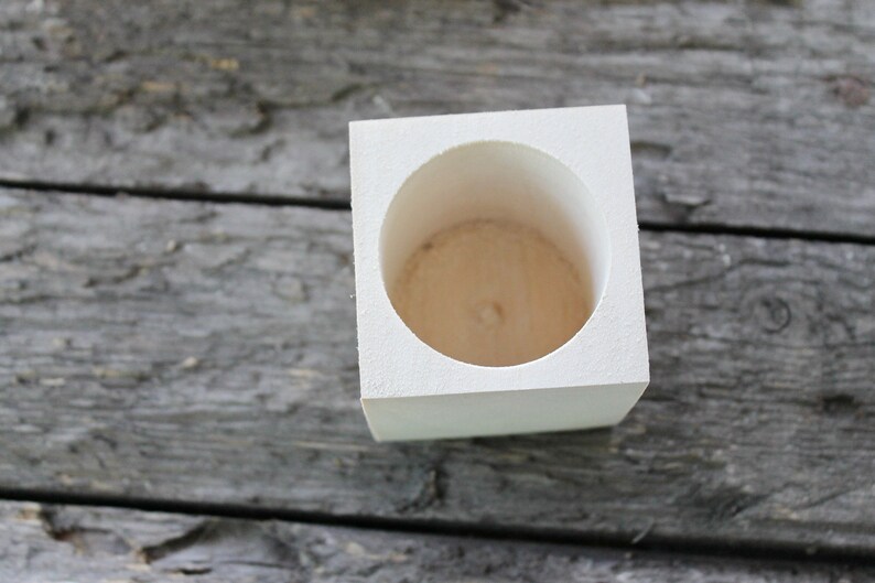 55 Mm Square Unfinished Wooden Box Without Lid Natural - Etsy