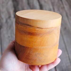100 Mm X 100 Mm Round Unfinished Wooden Box Boiled in Olive - Etsy