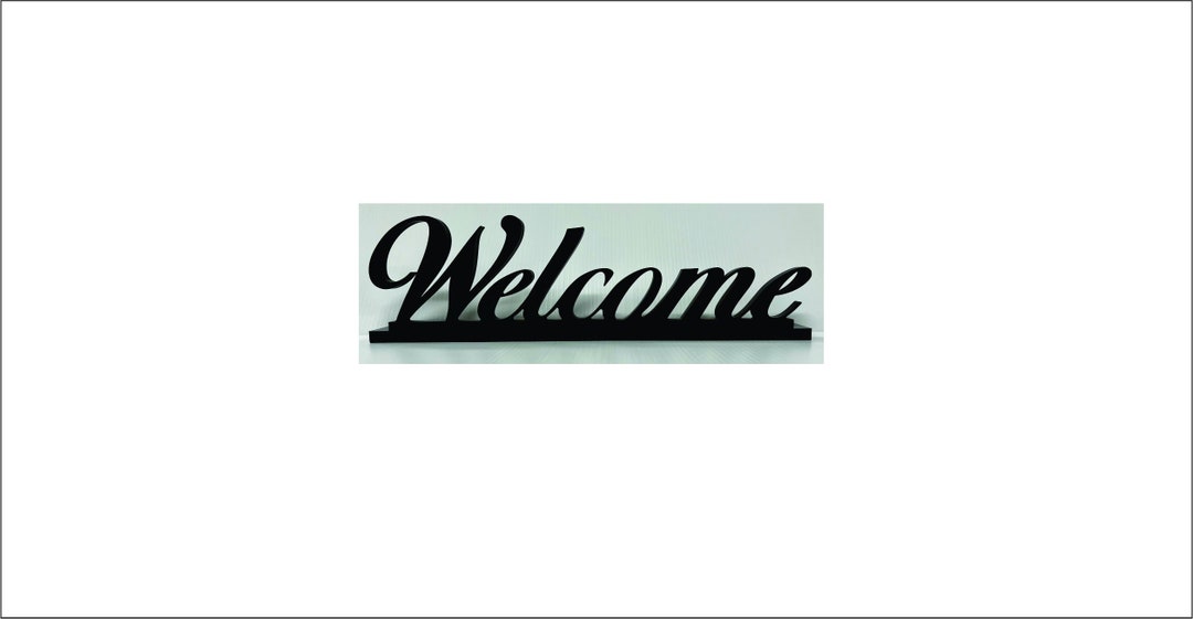 Welcome Acrylic Sign - Etsy