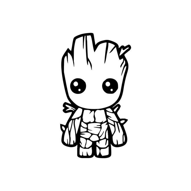 Baby Groot Decals - Etsy