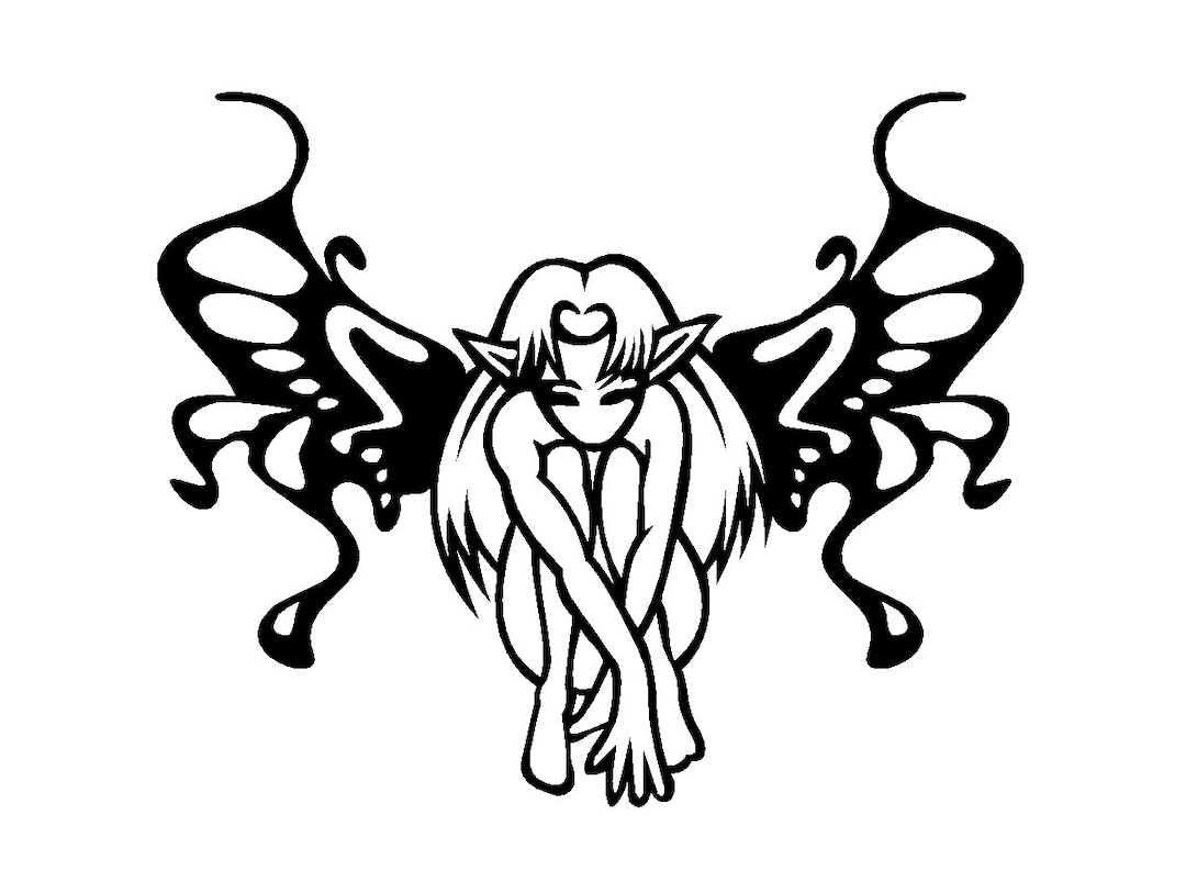 Fairy Decals Sticker Fantasy Tinkerbell Elven Fae Vinyl - Etsy