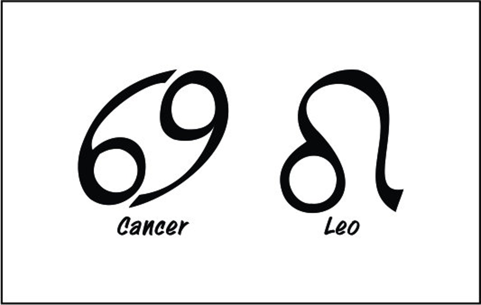 Zodiac Sun Sign Astrology Decals - Etsy