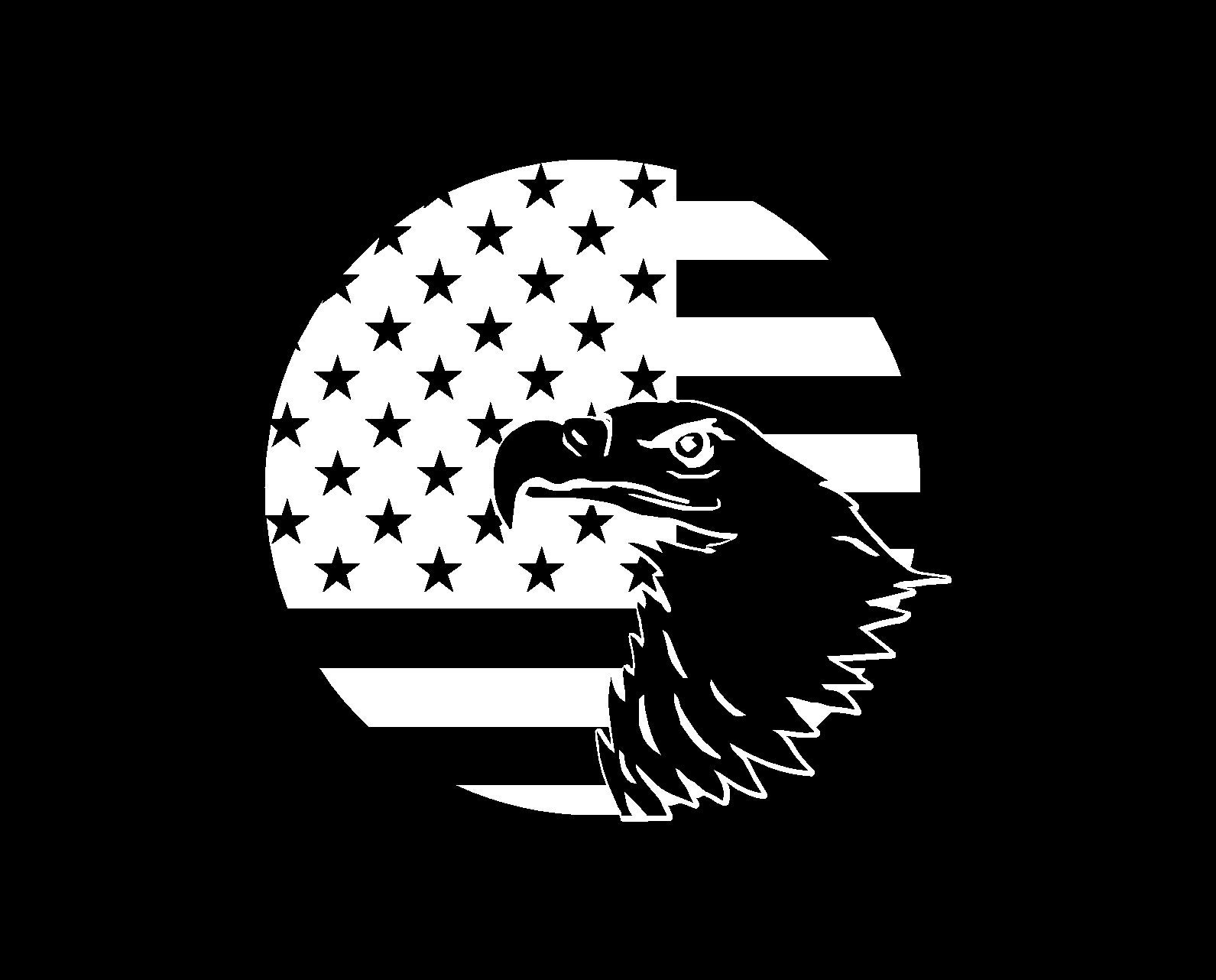 Eagle Flag Decal - Etsy