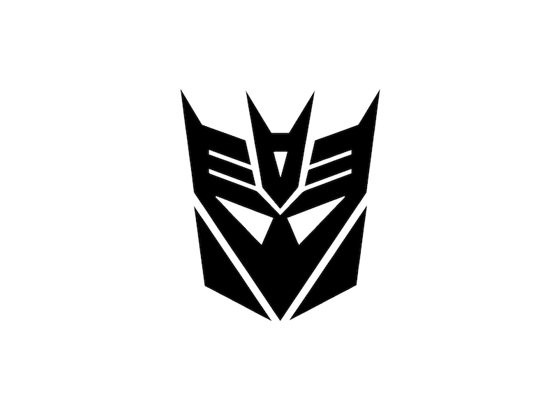 Decepticon Vinyl Decal: Weatherproof Car Sticker - Etsy