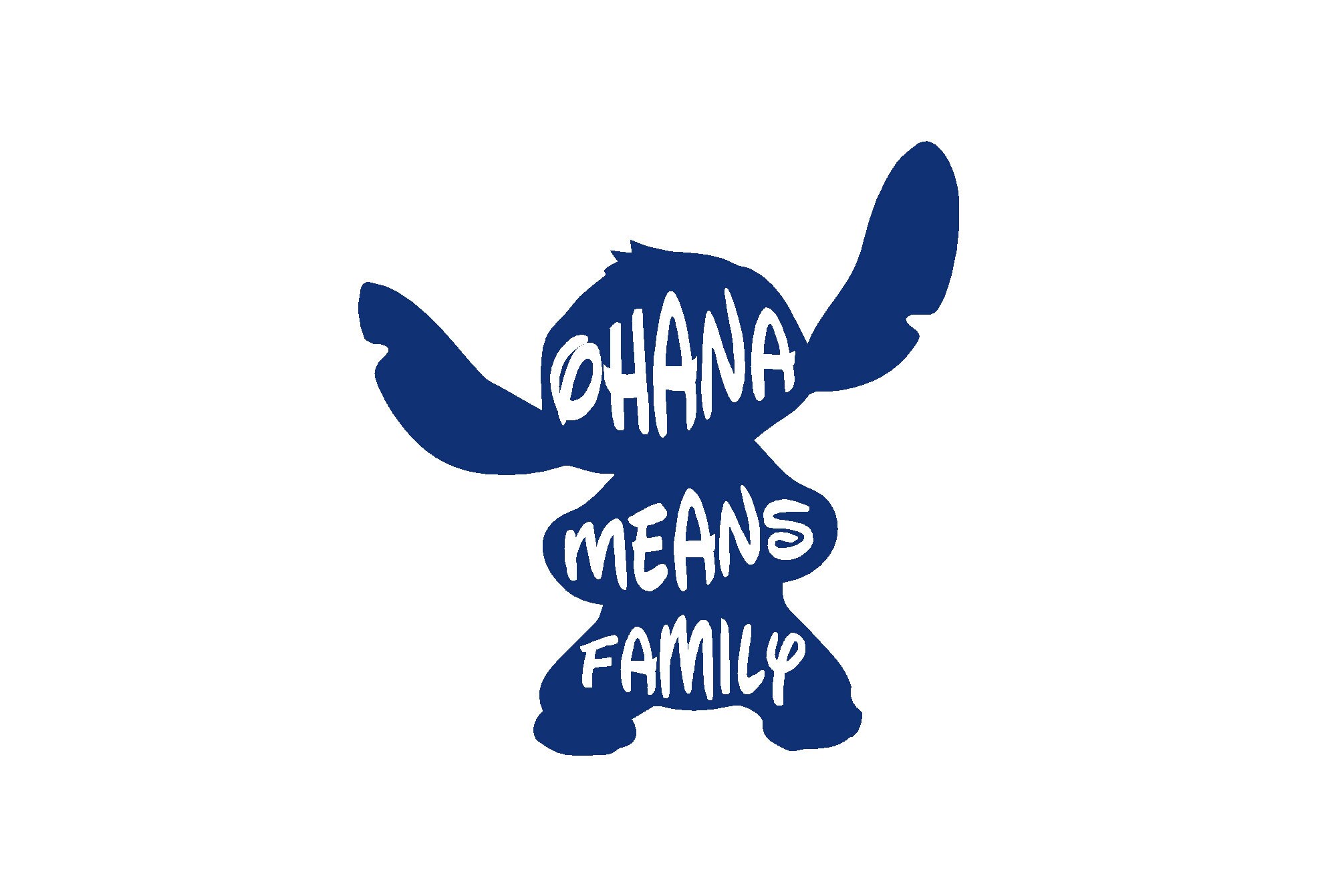 Stitch Ohana Decal - Etsy