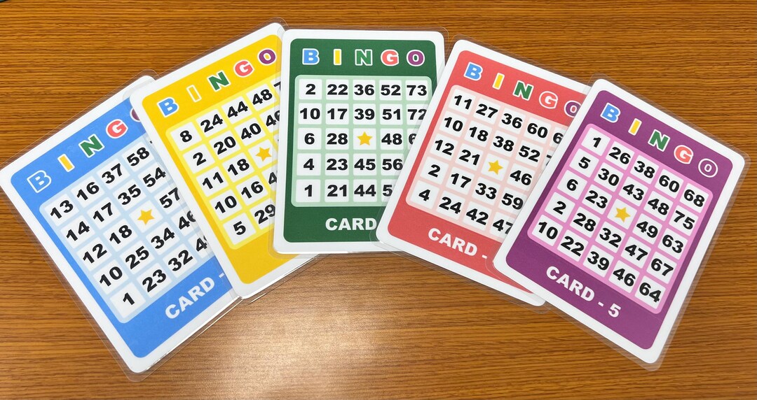 Reusable Dry Erase Bingo Cards: Double Sided Game Night Fun - Etsy