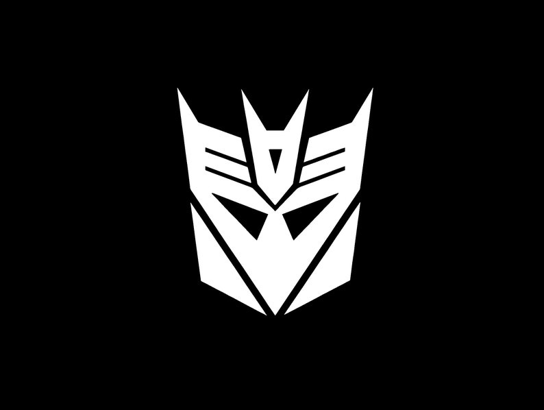 Decepticon Vinyl Decal: Weatherproof Car Sticker - Etsy