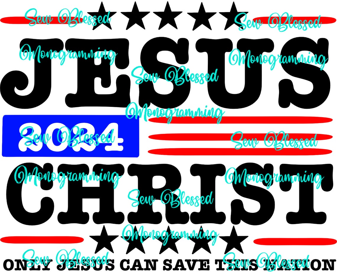 Jesus Christ 2024 Png, 2 Files ! - Etsy