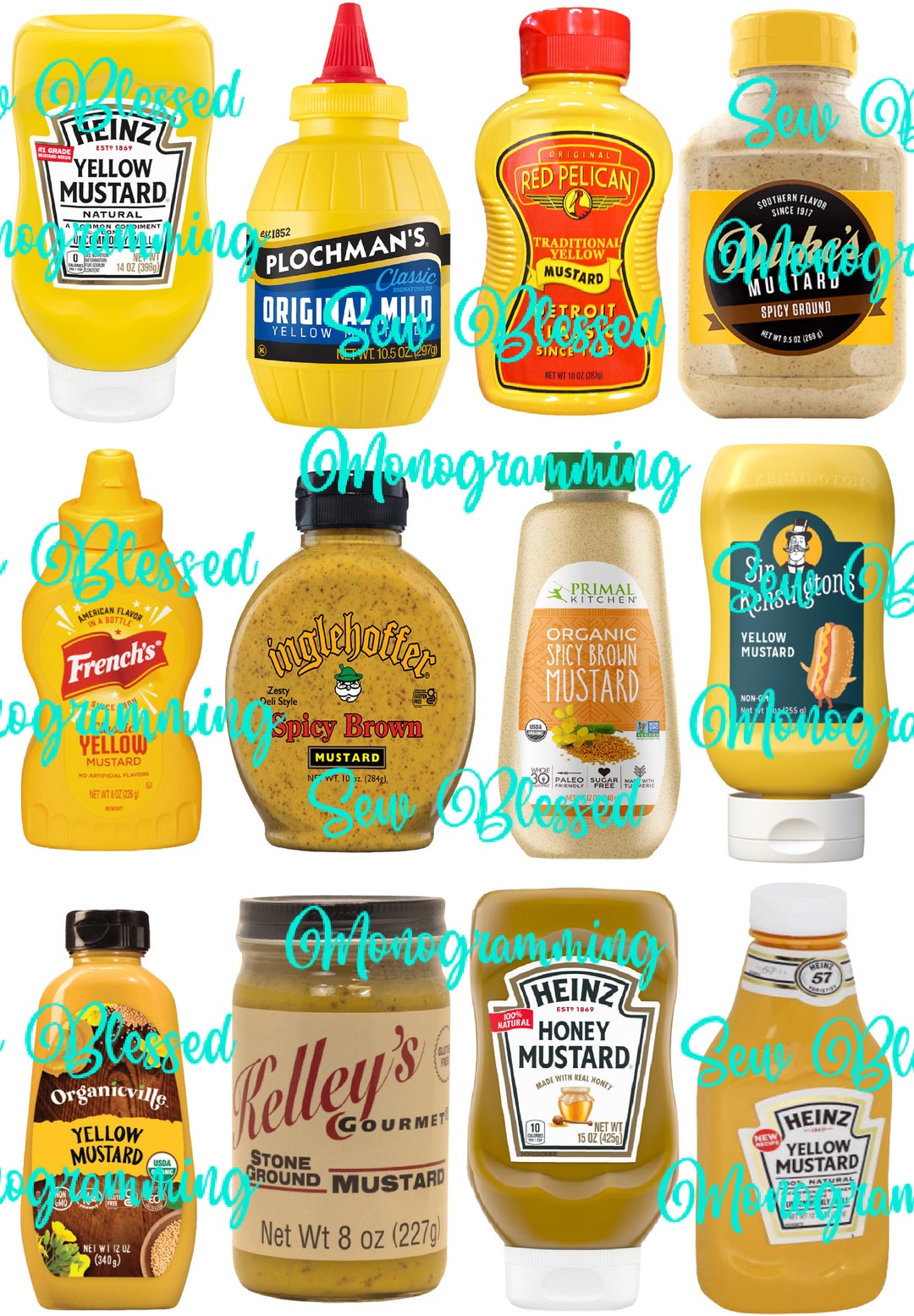 Various Mustards Png - Etsy
