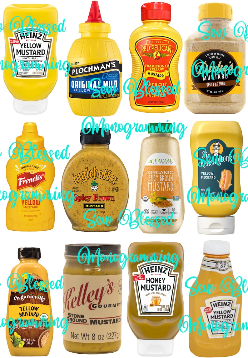 Various Mustards Png - Etsy