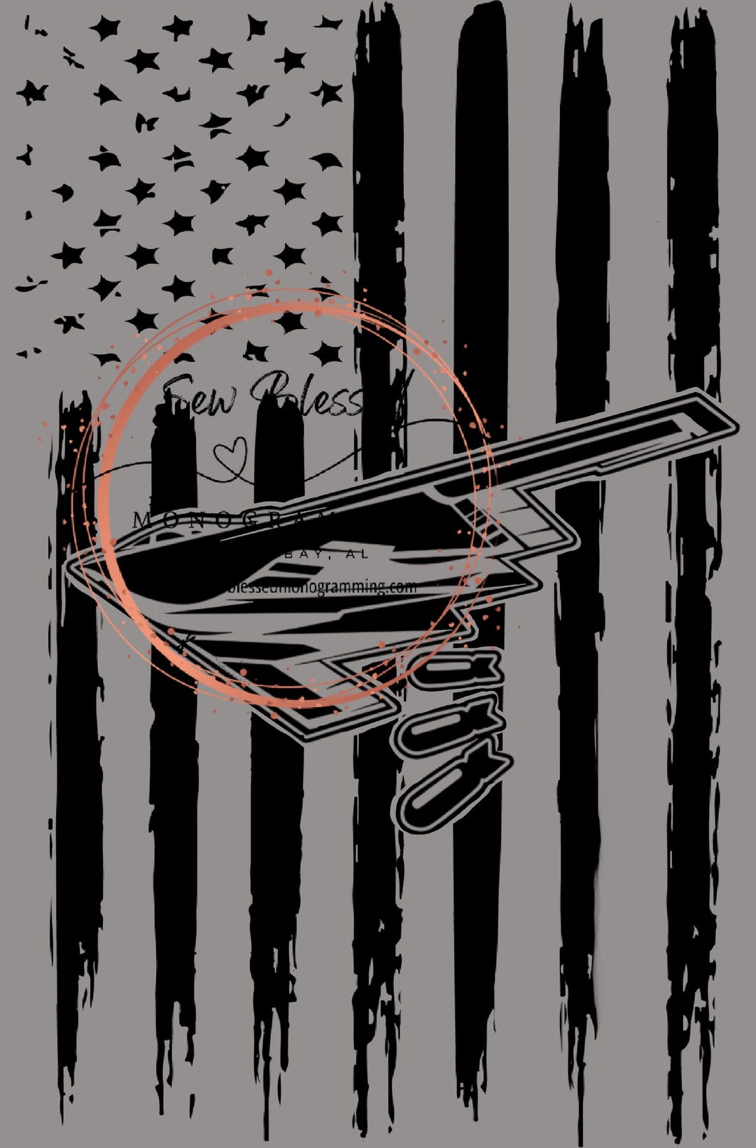 B2 Bomber and Flag, Two Colors, One Price Png! - Etsy