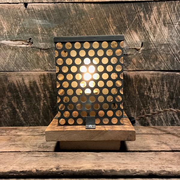 Perforated Lamp - Etsy