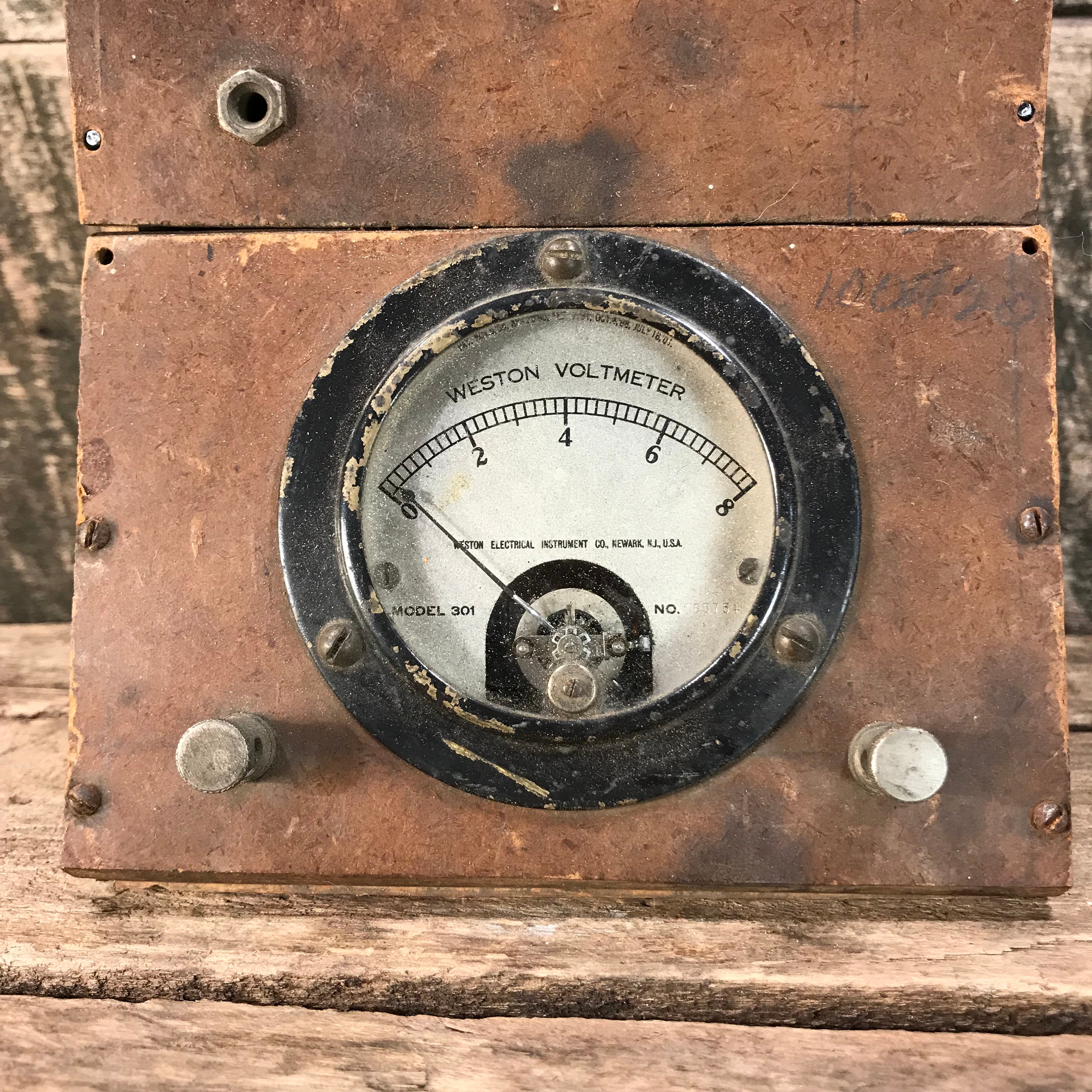 Analog Voltmeter Lamp Industrial Lighting Rustic Edison | Etsy