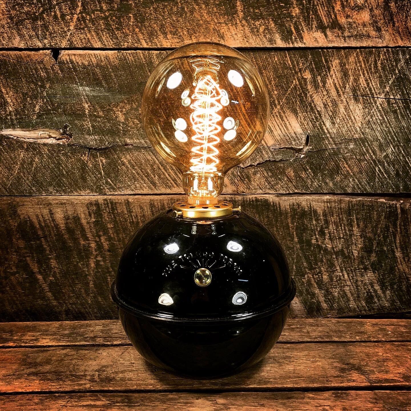 Repurposed Steel Smudge Pot Table Lamp Table Lamp Desk Lamp | Etsy