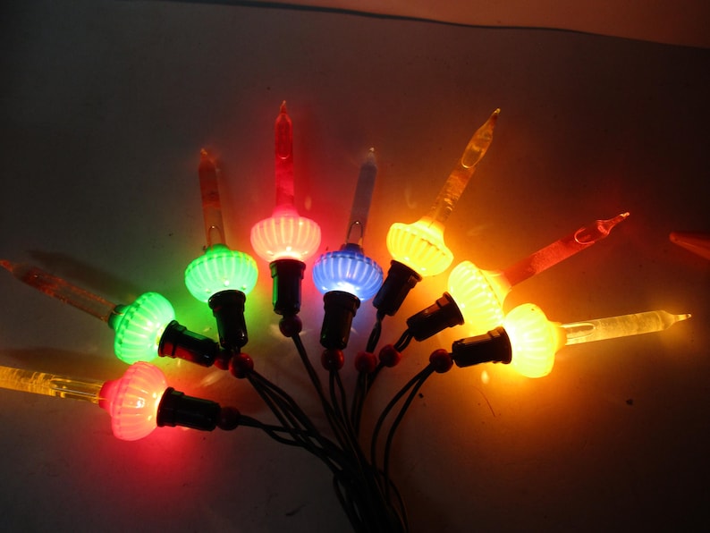 8 Old C-6 Royal Electric Co Bubble Lights W Cord #3 - Etsy