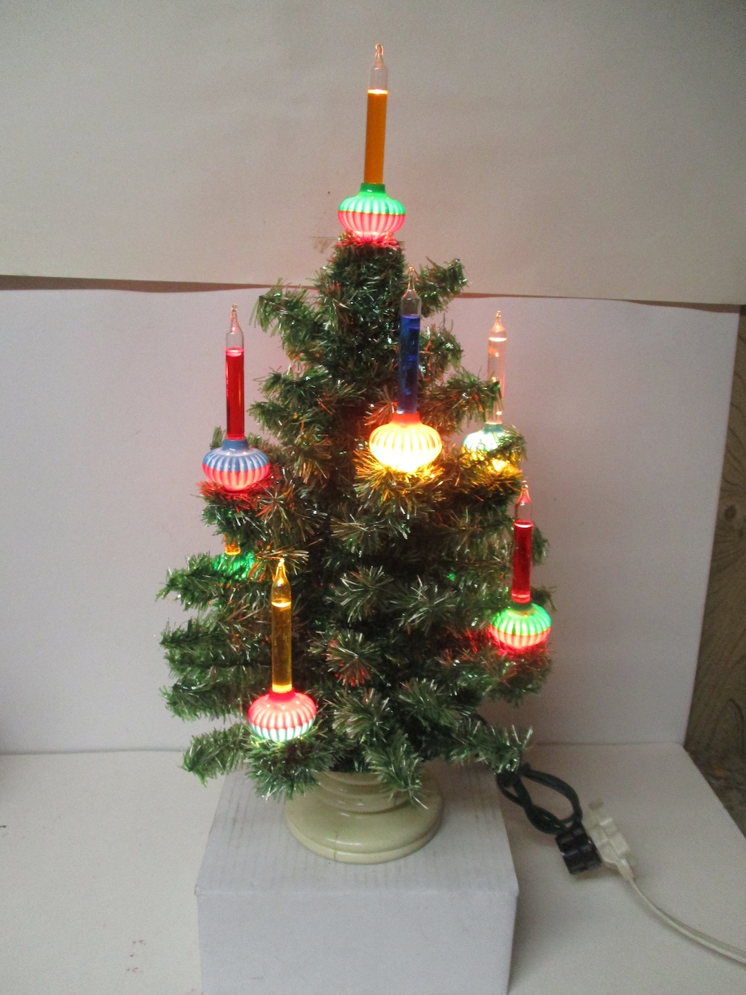 Old 9 Light C-6 NOMA Bubble Light Tree W Original Lights - Etsy