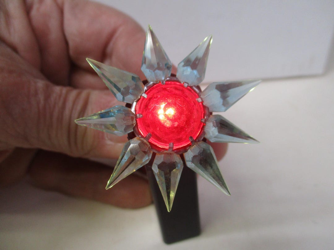 1930s C-6 Single Row MATCHLESS STAR Light - Blue W Red Gem - Etsy