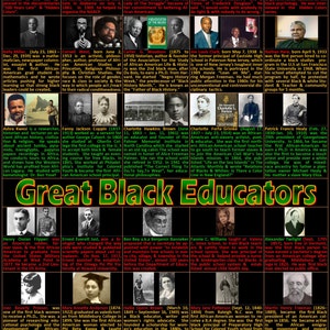 Great Black Authors Poster, Black History Poster - Etsy
