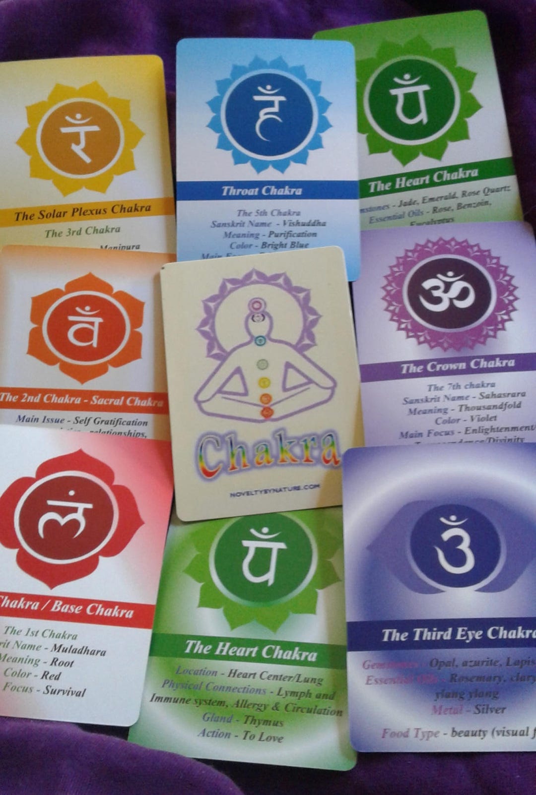 Chakra Knowledge Cards, Chakra Cards, - Etsy
