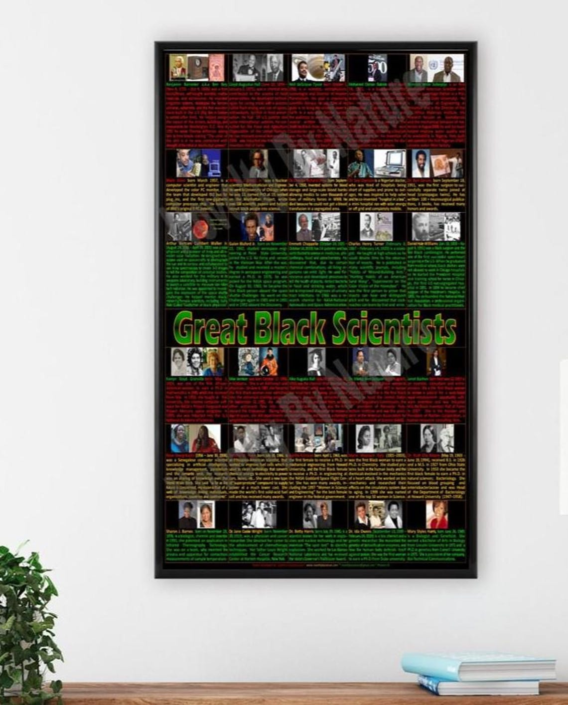 Black Scientists Poster, Black History Month Poster, Ben Bey, Charles ...