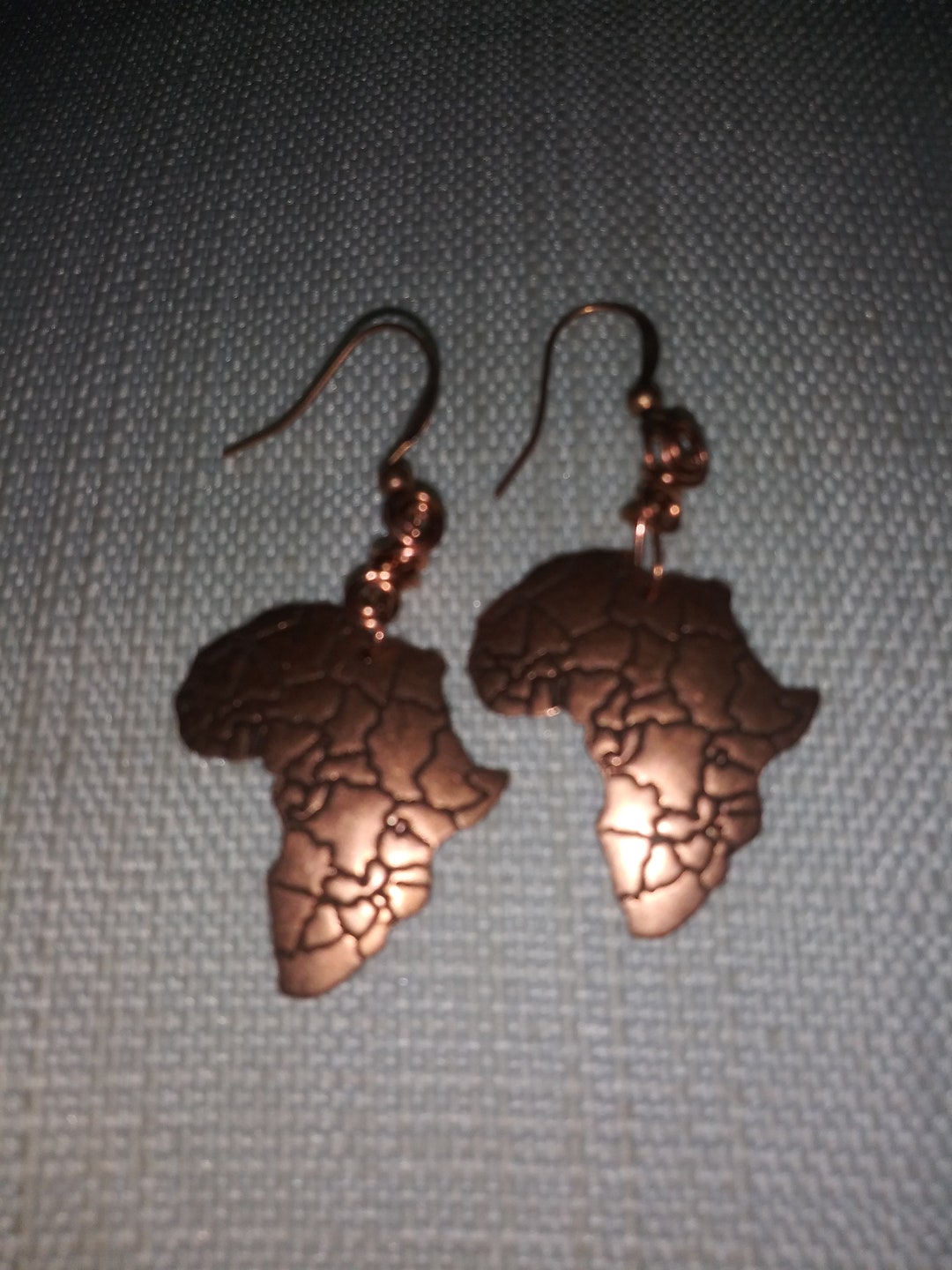Africa Earrings, African Continent Earrings, Africa Shape Earrings ...