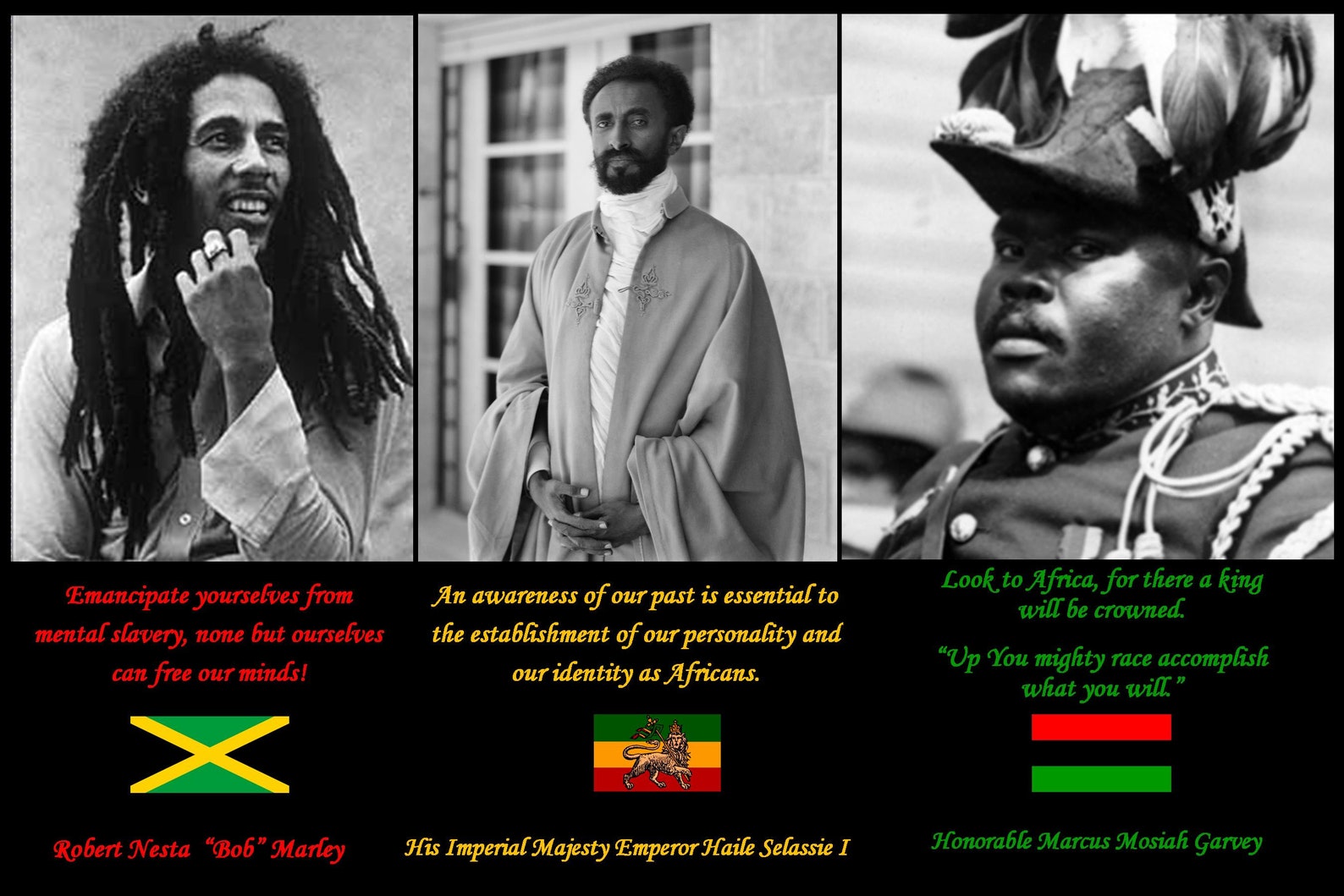 Marcus Garvey Poster, Marcus Mosiah Garvey Posters, Black History Month ...