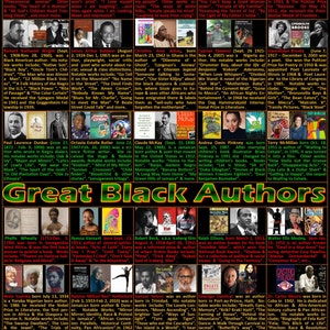 Great Black Authors Poster, Black History Poster - Etsy